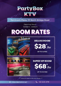 Rates & Menu - Partybox KTV